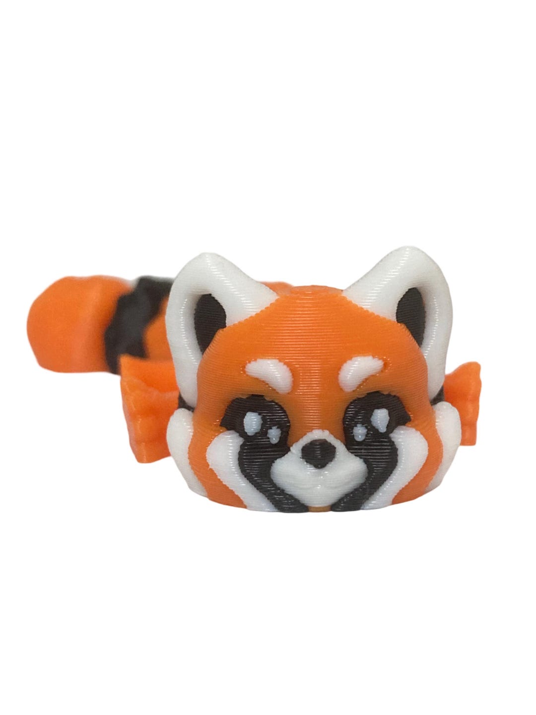 3D Printed Articulating Red Panda Fidget Toy | Pocket-sized Zoo Animal ...