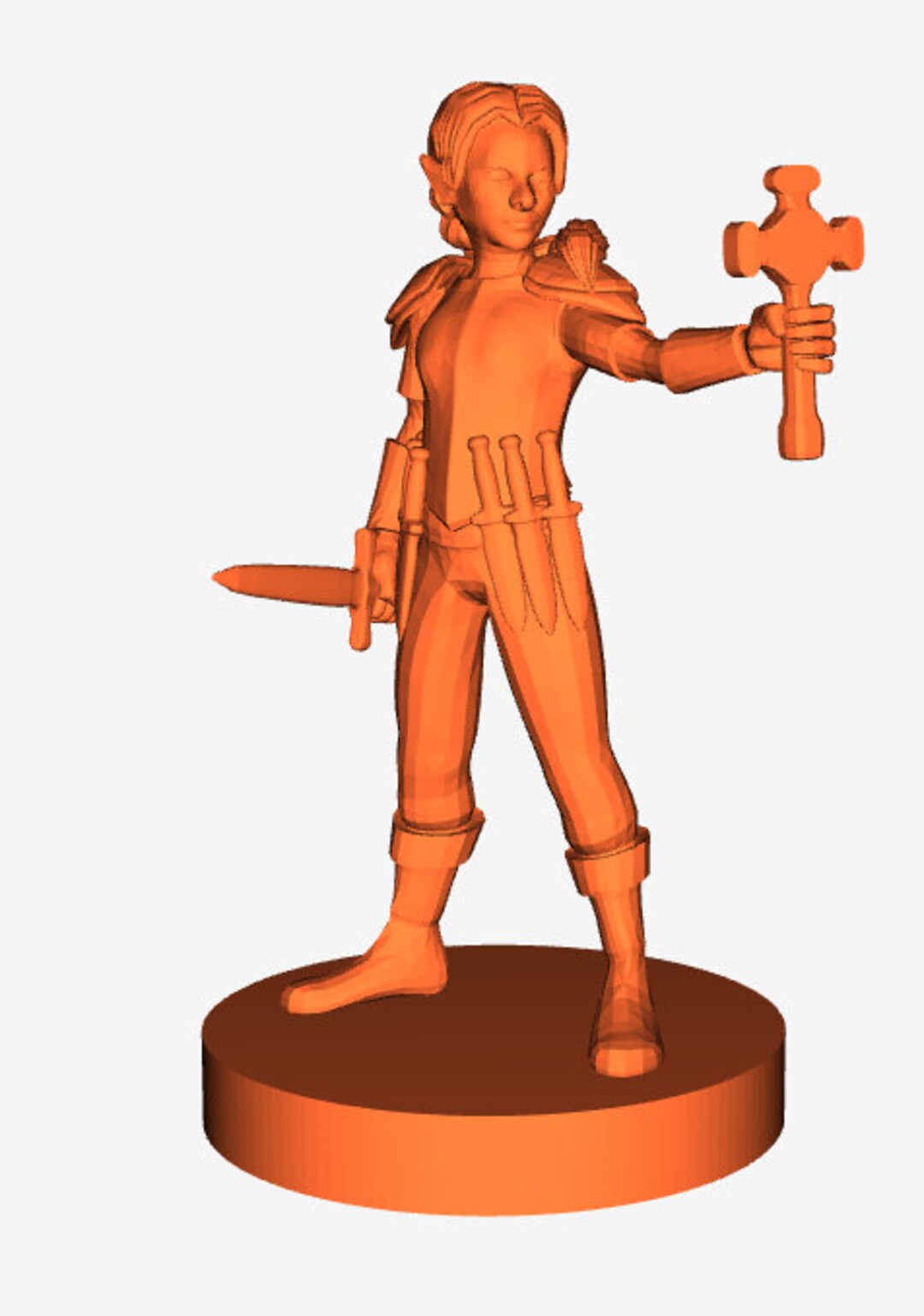 Cleric Gnome With Holy Symbol Female - Etsy