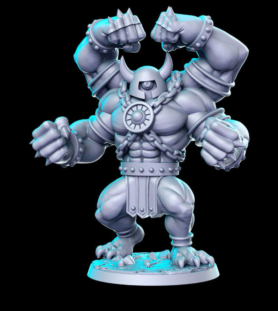 Gorghol Four Arms Beast 3D Resin Print D&D Pathfinder NPC Miniature - Etsy
