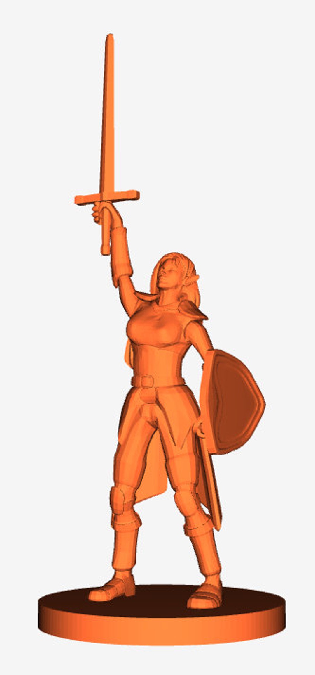 Cleric Elf Paladin With Sword Female - Etsy