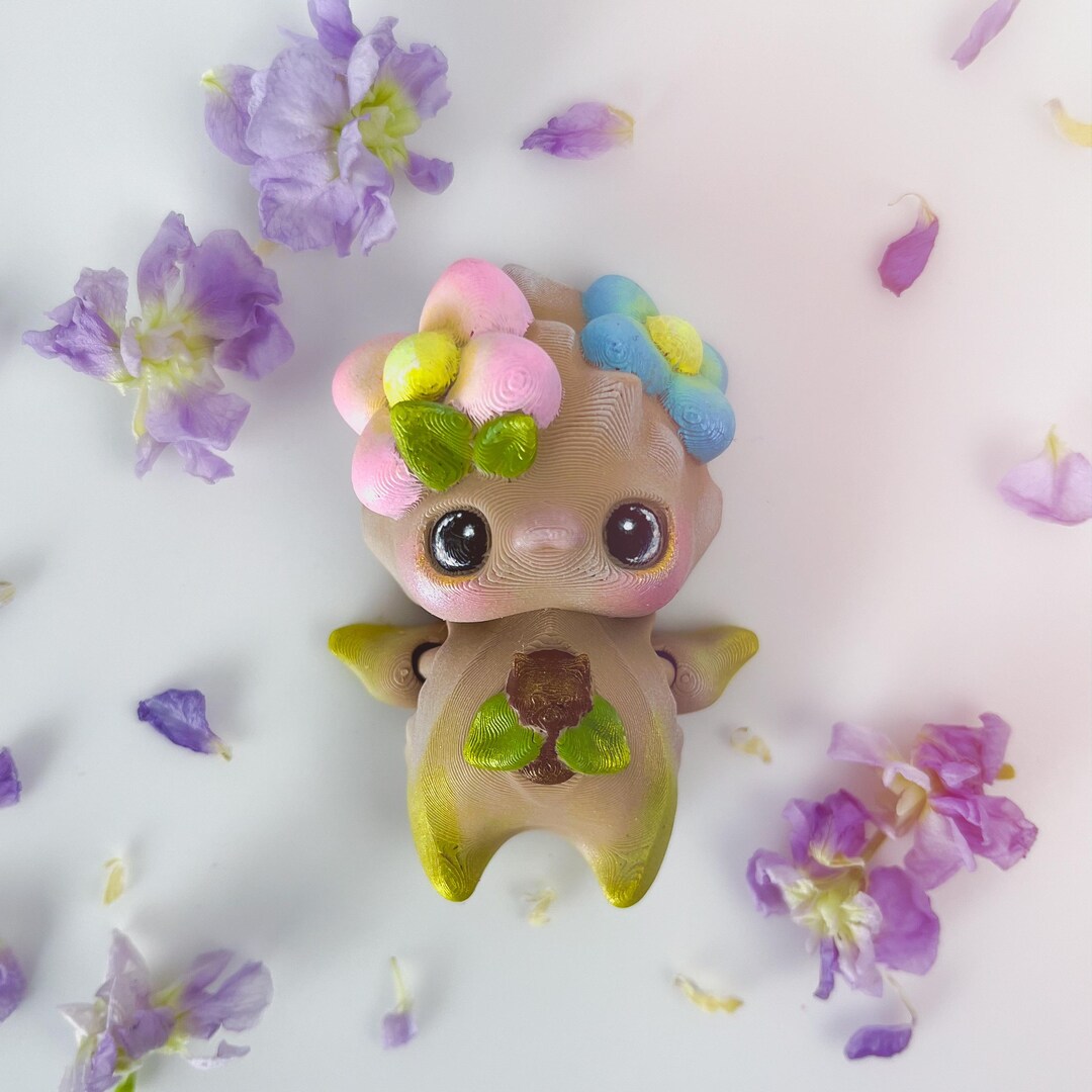 Flower Pixie | 3D Printed | Articulating Fidget Sensory Toy - Etsy