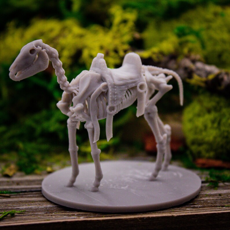 Monster Undead Skeleton Warhorse Mount - Etsy