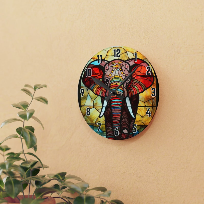Elephant Clock - Etsy
