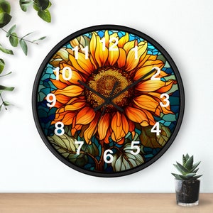 Unique Sunflower Wall Clock: A Sunny Timepiece to Brighten Your Day ...