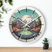 Mountainscape Wall Clock Bring the Beauty of the Mountains Into Your ...