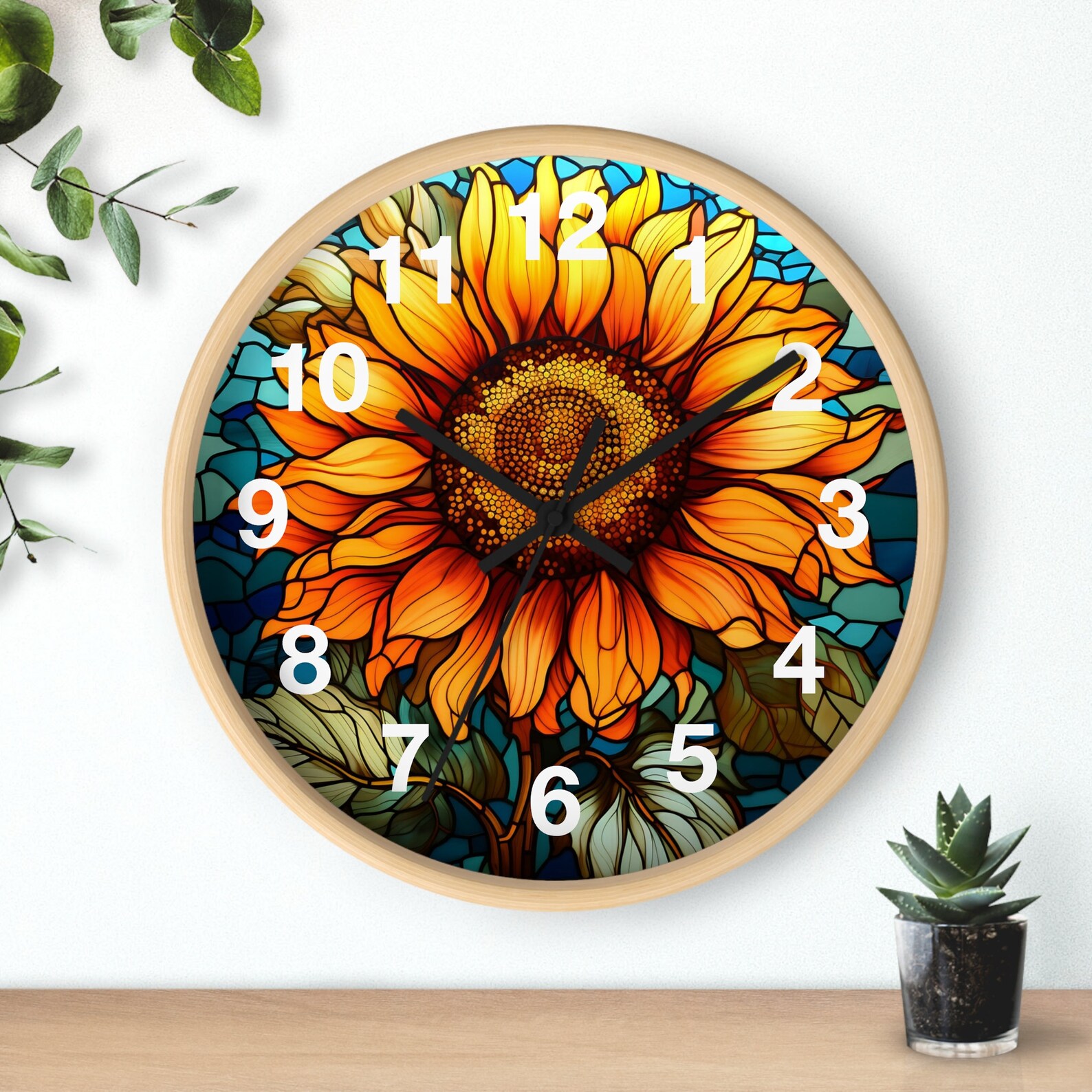 Unique Sunflower Wall Clock: A Sunny Timepiece to Brighten Your Day ...