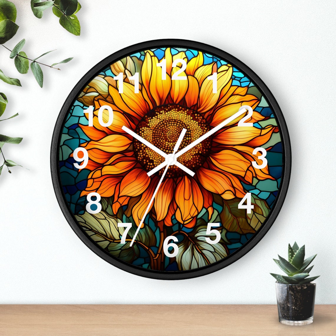 Unique Sunflower Wall Clock: A Sunny Timepiece to Brighten Your Day ...