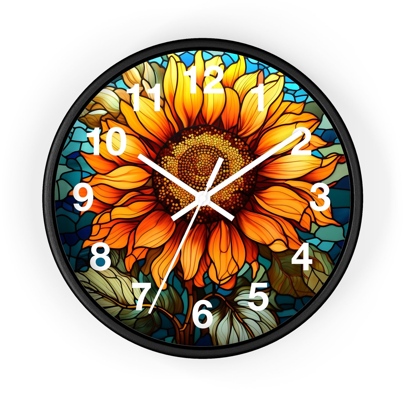 Unique Sunflower Wall Clock: A Sunny Timepiece to Brighten Your Day ...