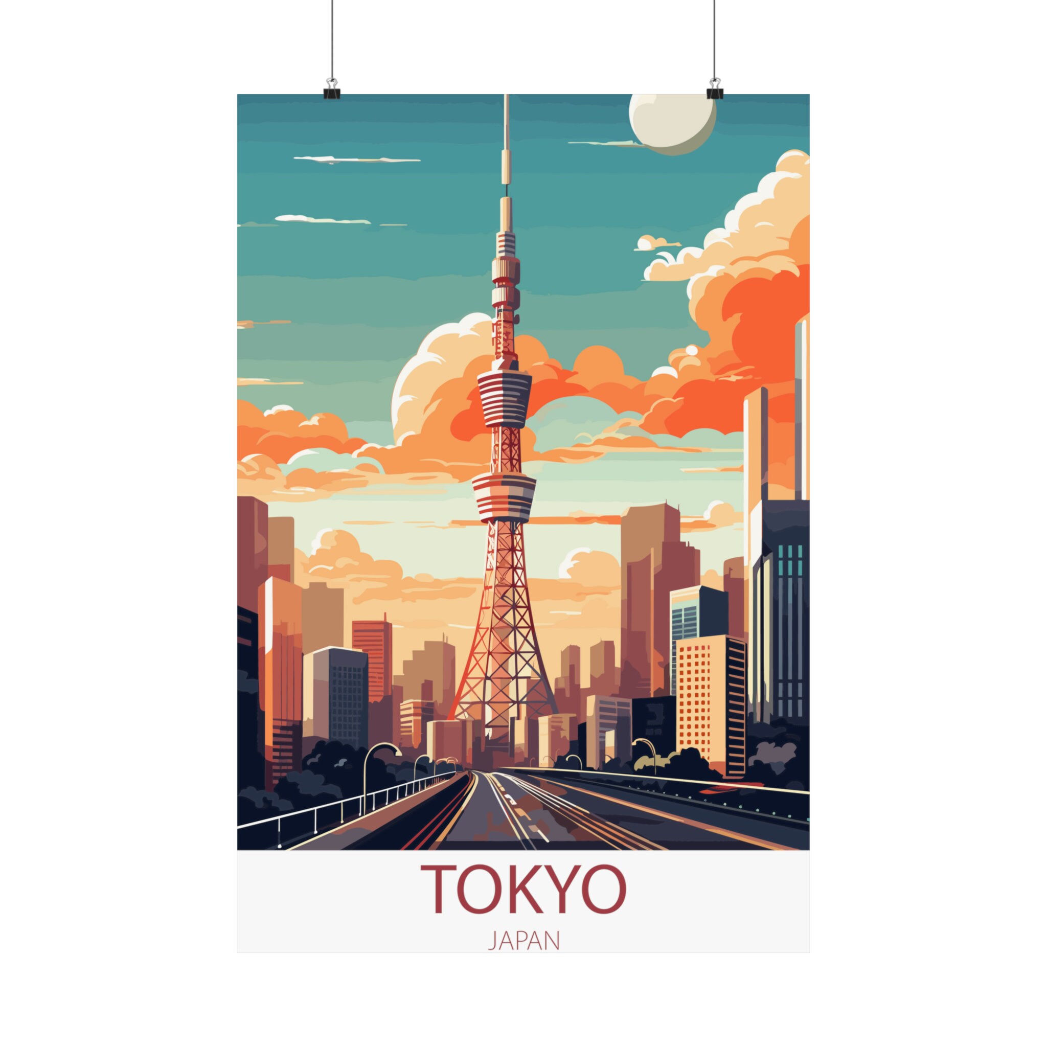 Vintage Tokyo Japan Travel Poster: Timeless Elegance and - Etsy