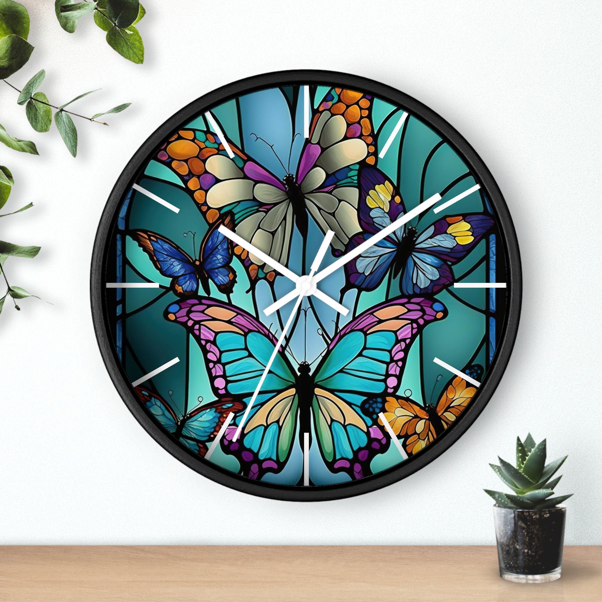 Butterfly Wall Clock: Timeless Beauty for Your Home Decor, Wall Clock ...