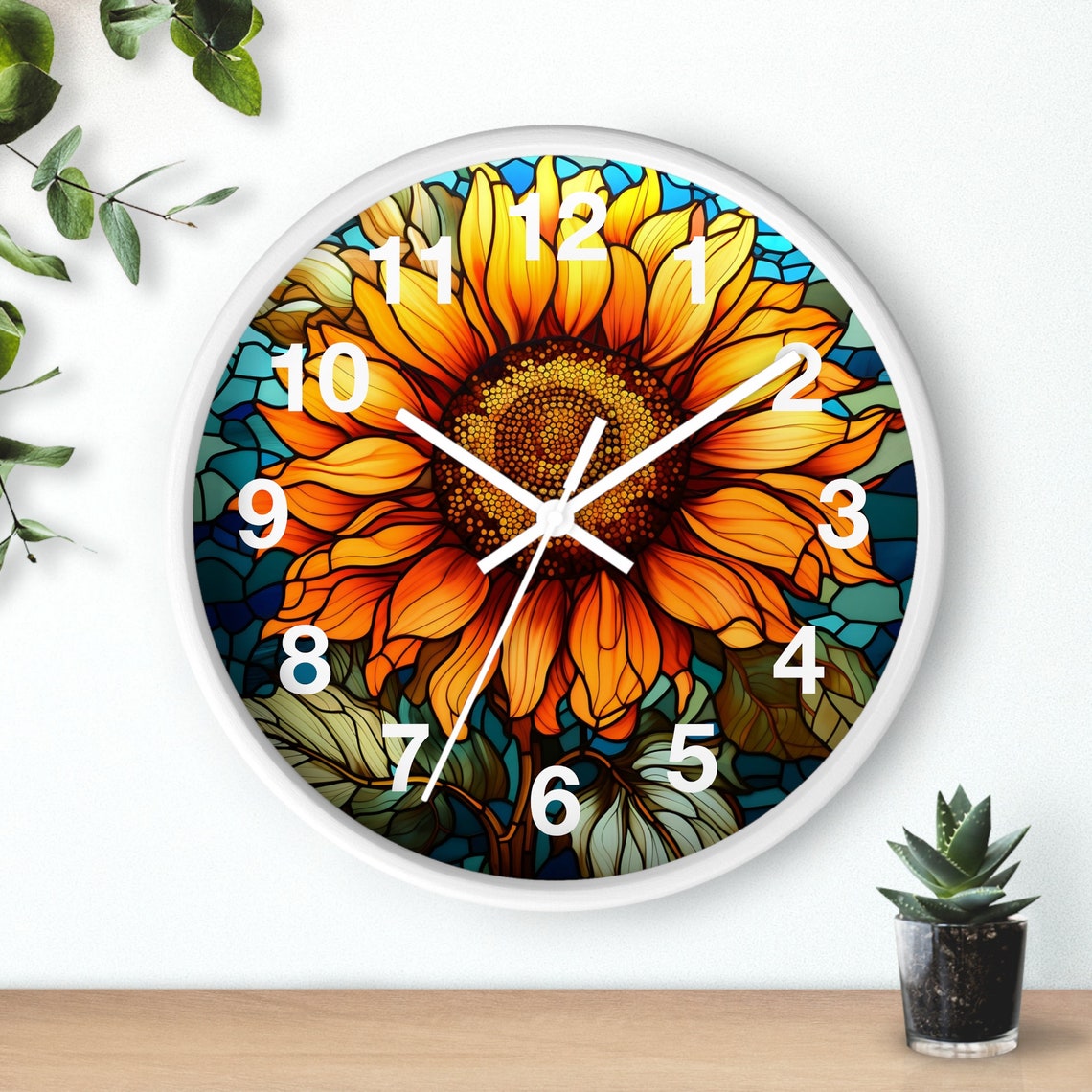 Unique Sunflower Wall Clock: A Sunny Timepiece to Brighten Your Day ...