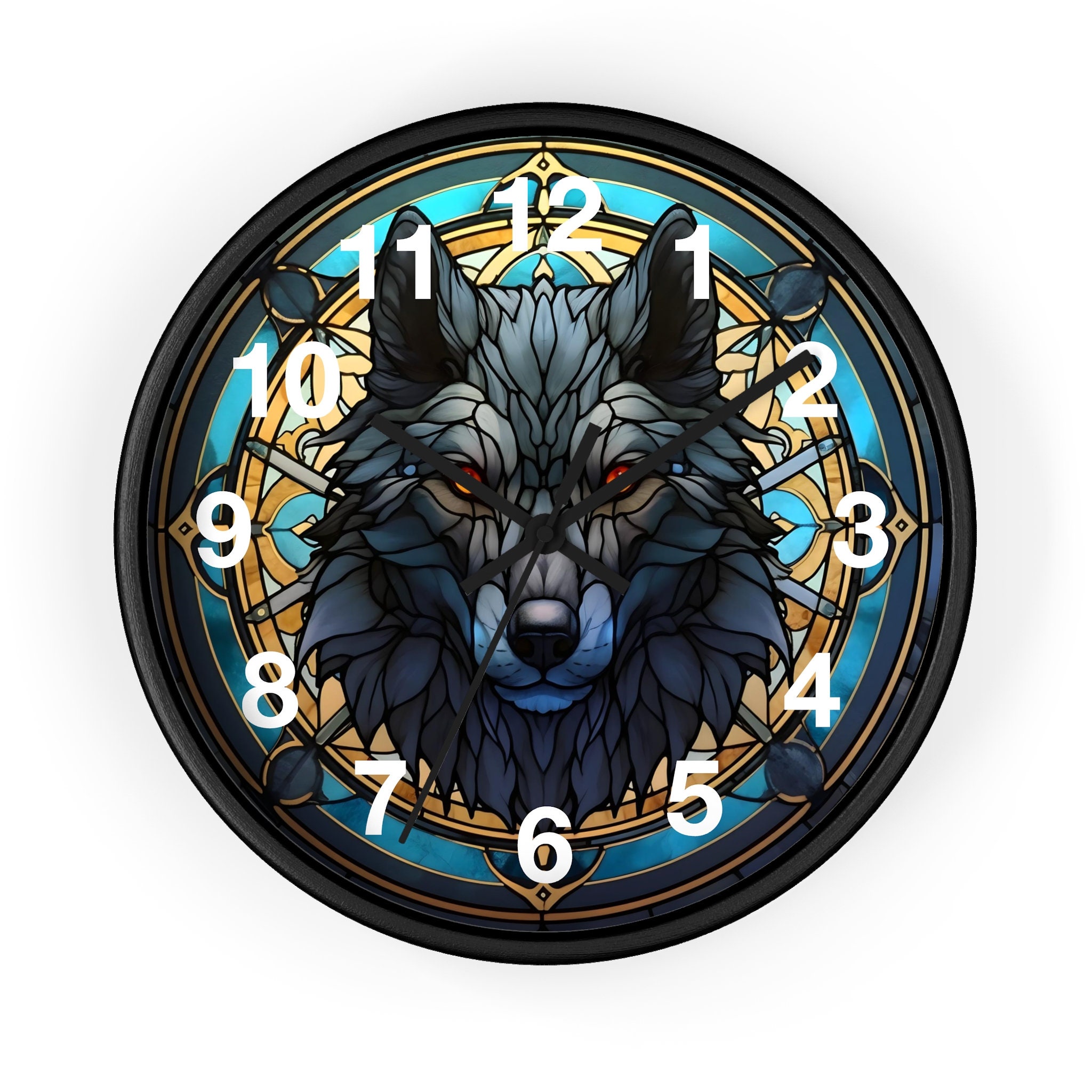 Unique Wolf Wall Clock: A Majestic Timepiece for Wildlife Enthusiasts ...