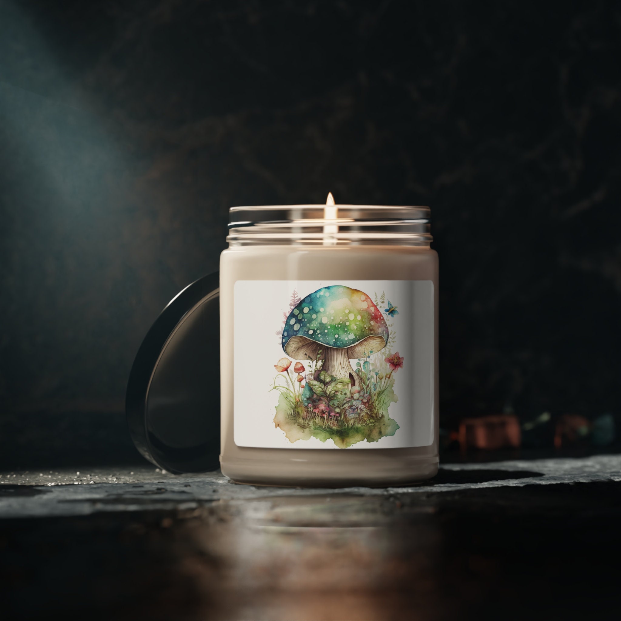 Mystical Forest Glow: Mushroom Candle Nature's Inspired Decor ...