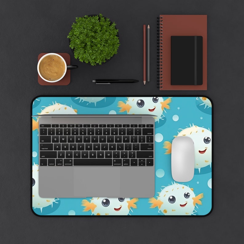 Cute Kawaii Marine Desk Mat Playful and Serene Office Vibes - Etsy