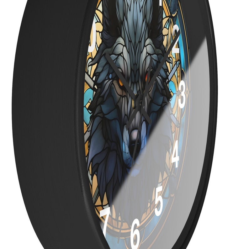 Unique Wolf Wall Clock: A Majestic Timepiece for Wildlife Enthusiasts ...