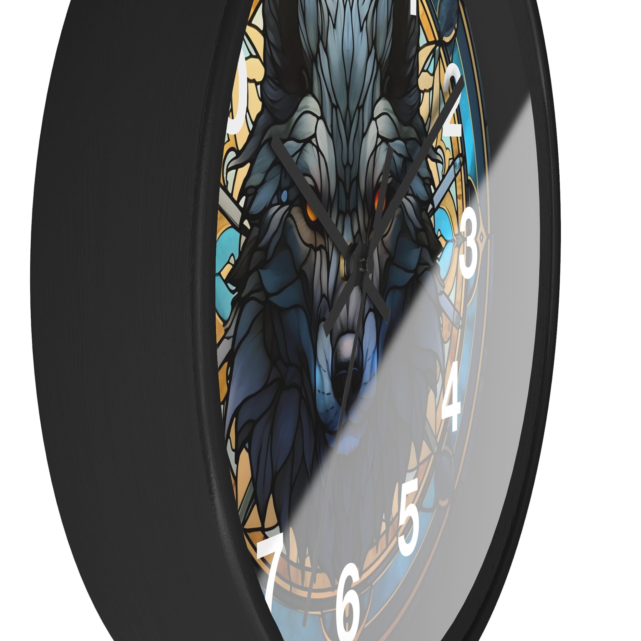Unique Wolf Wall Clock: A Majestic Timepiece for Wildlife Enthusiasts ...