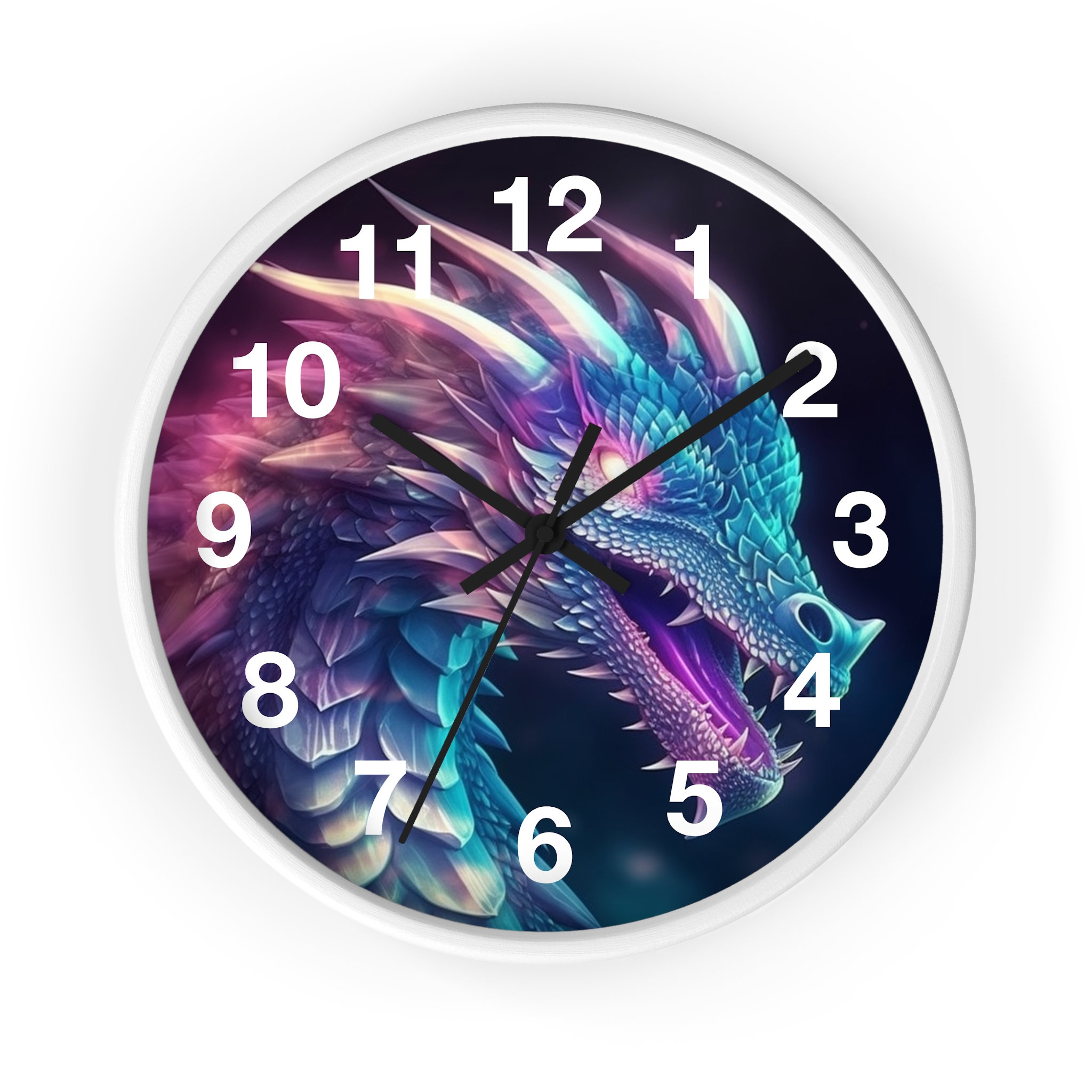 Dragon Wall Clock fantasy Home Decor, Mythical Creature, Unique Dragon ...