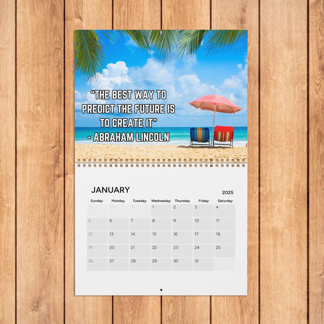 Motivational 2025 Calendar, Motivational Quotes, Inspirational Quotes ...