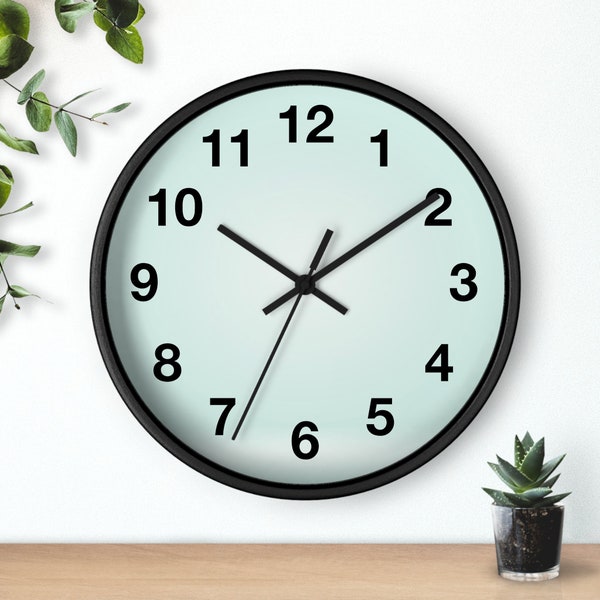 Blue Wall Clock - Etsy Australia