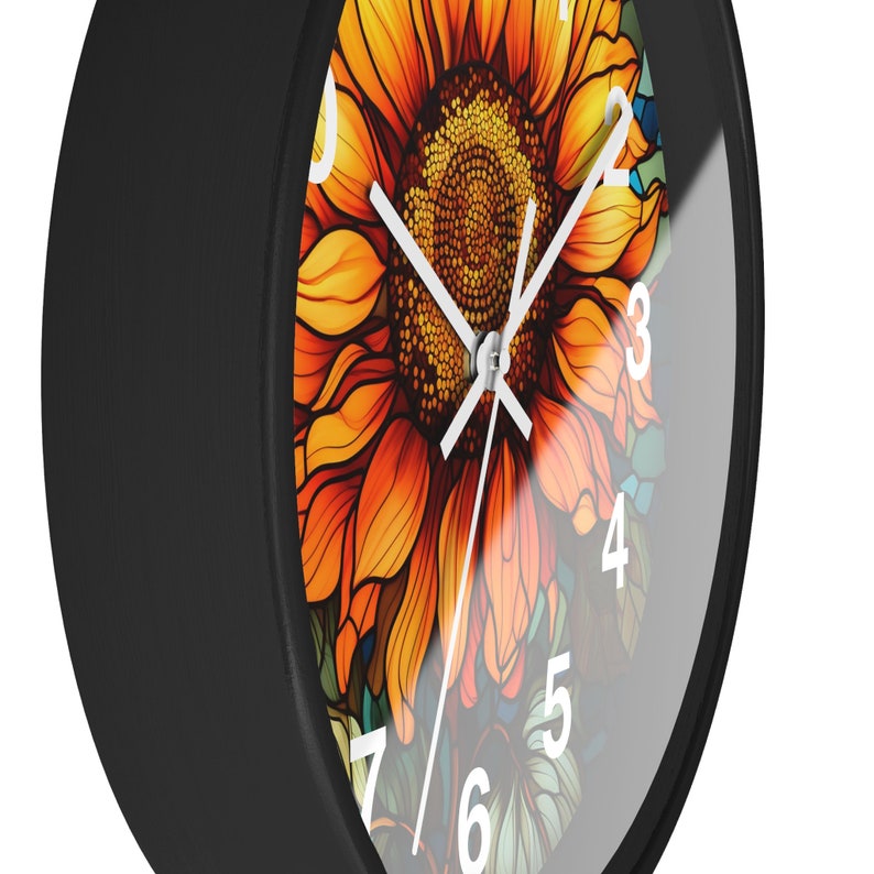 Unique Sunflower Wall Clock: A Sunny Timepiece to Brighten Your Day ...