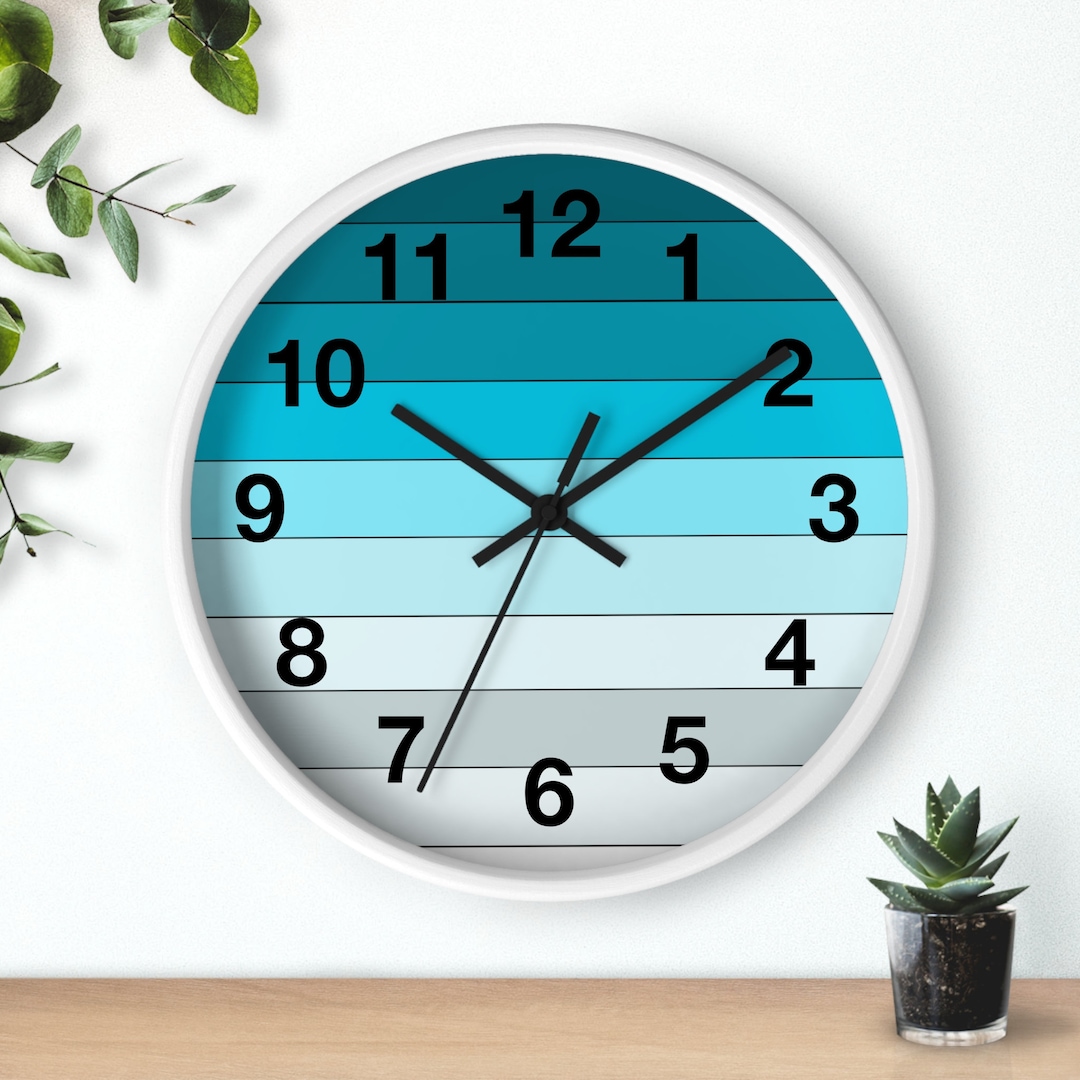Retro Minimalist Wall Clock, Modern and Elegant Timepiece for Home ...