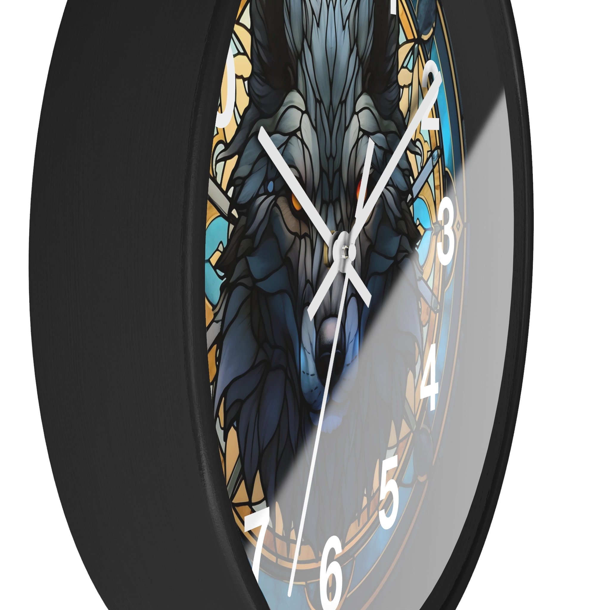 Unique Wolf Wall Clock: A Majestic Timepiece for Wildlife Enthusiasts - Etsy