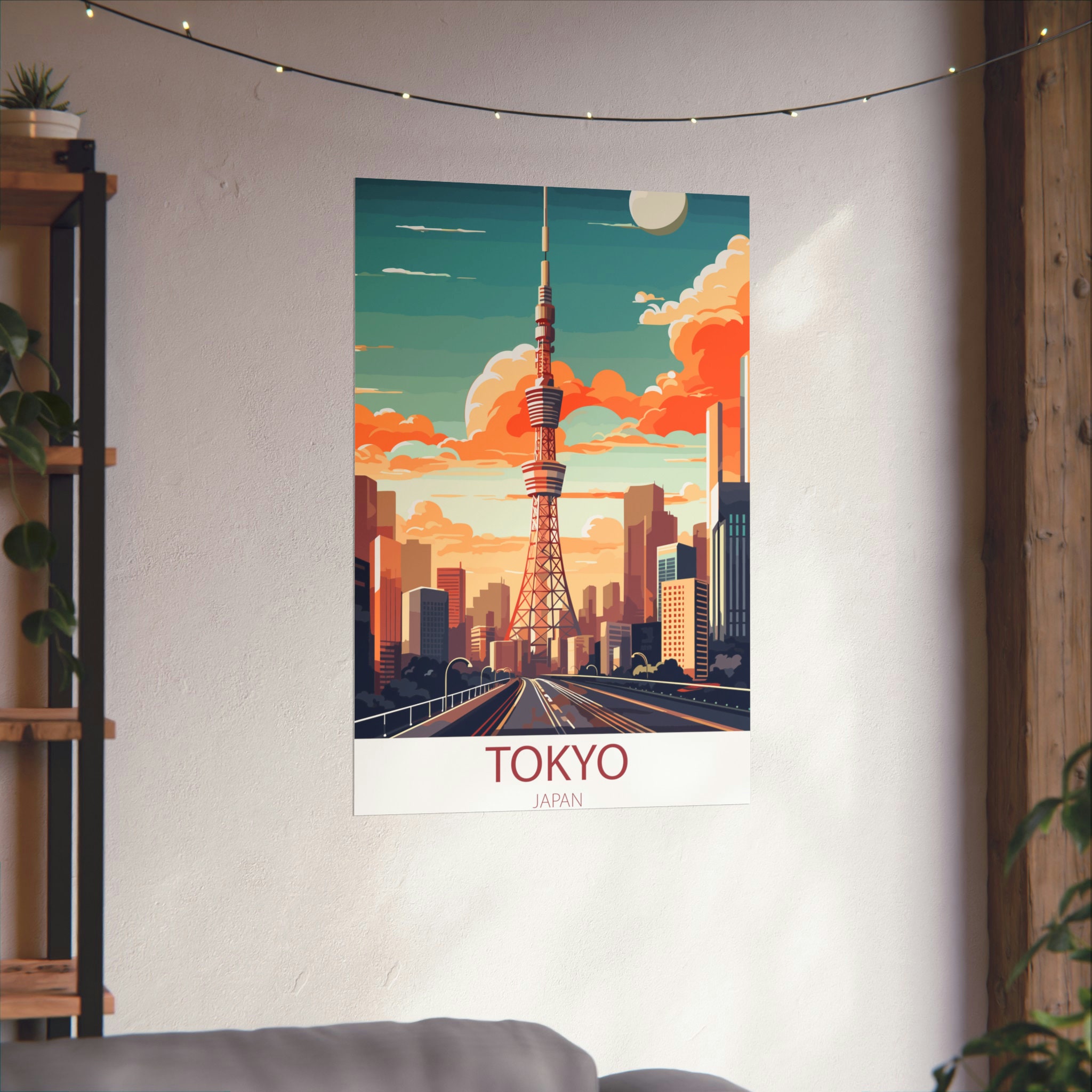Vintage Tokyo Japan Travel Poster: Timeless Elegance and - Etsy