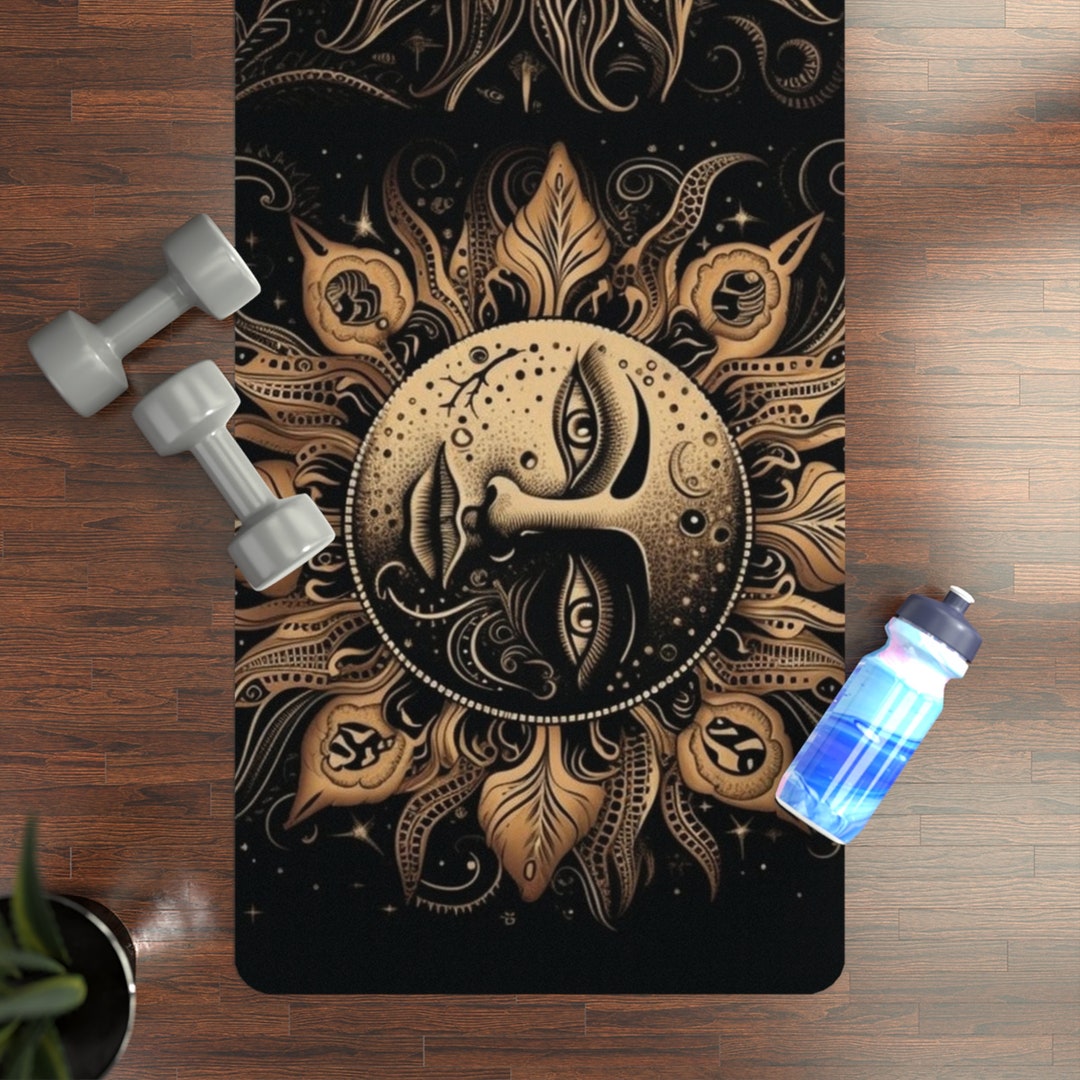 Sun and Moon Yoga Mat: Find Balance and Serenity - Etsy