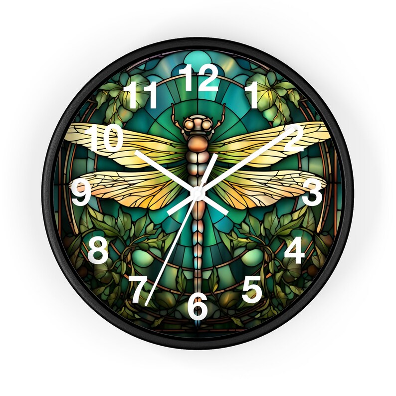 Unique Dragonfly Wall Clock: A Timepiece of Whimsical Beauty for Nature ...