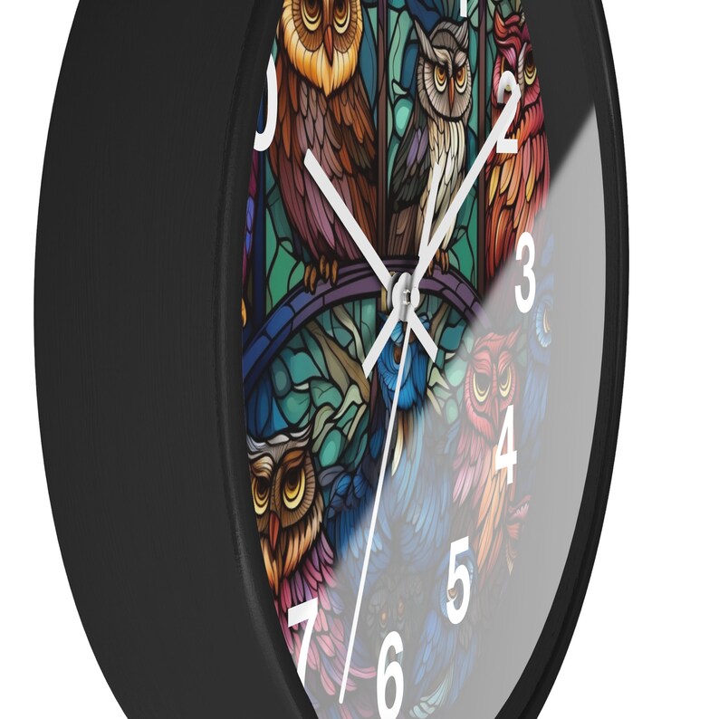 Unique Owl Wall Clock: A Wise and Whimsical Wall Hanging Timepiece - Etsy