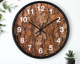 Aesthetic Natural Tree Ring Woodgrain Boho Chic 10 Wall Art Hanging ...