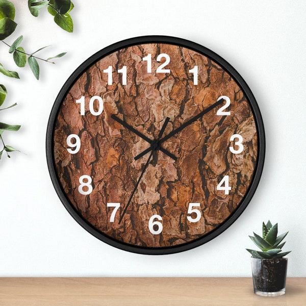Natural Wood Clock - Etsy