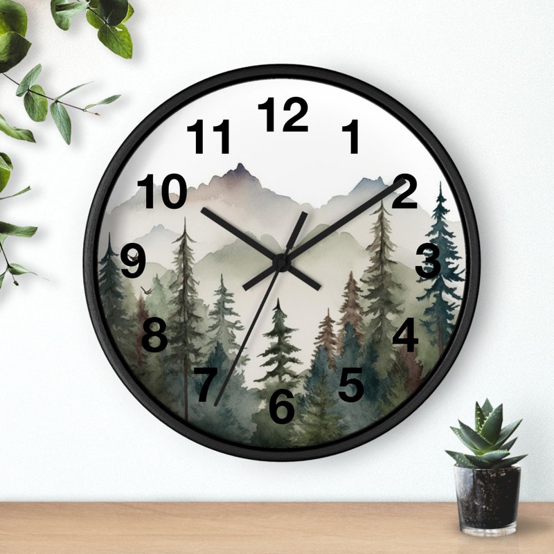 Wall Clock With Numbers - Etsy
