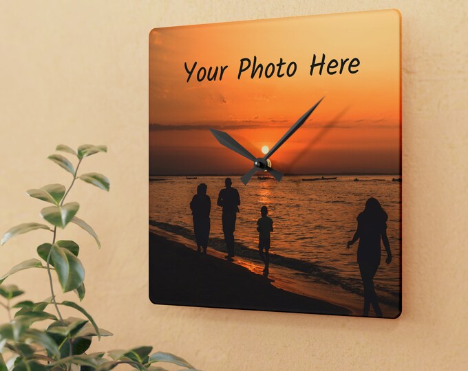 Custom Photo Clock - Etsy