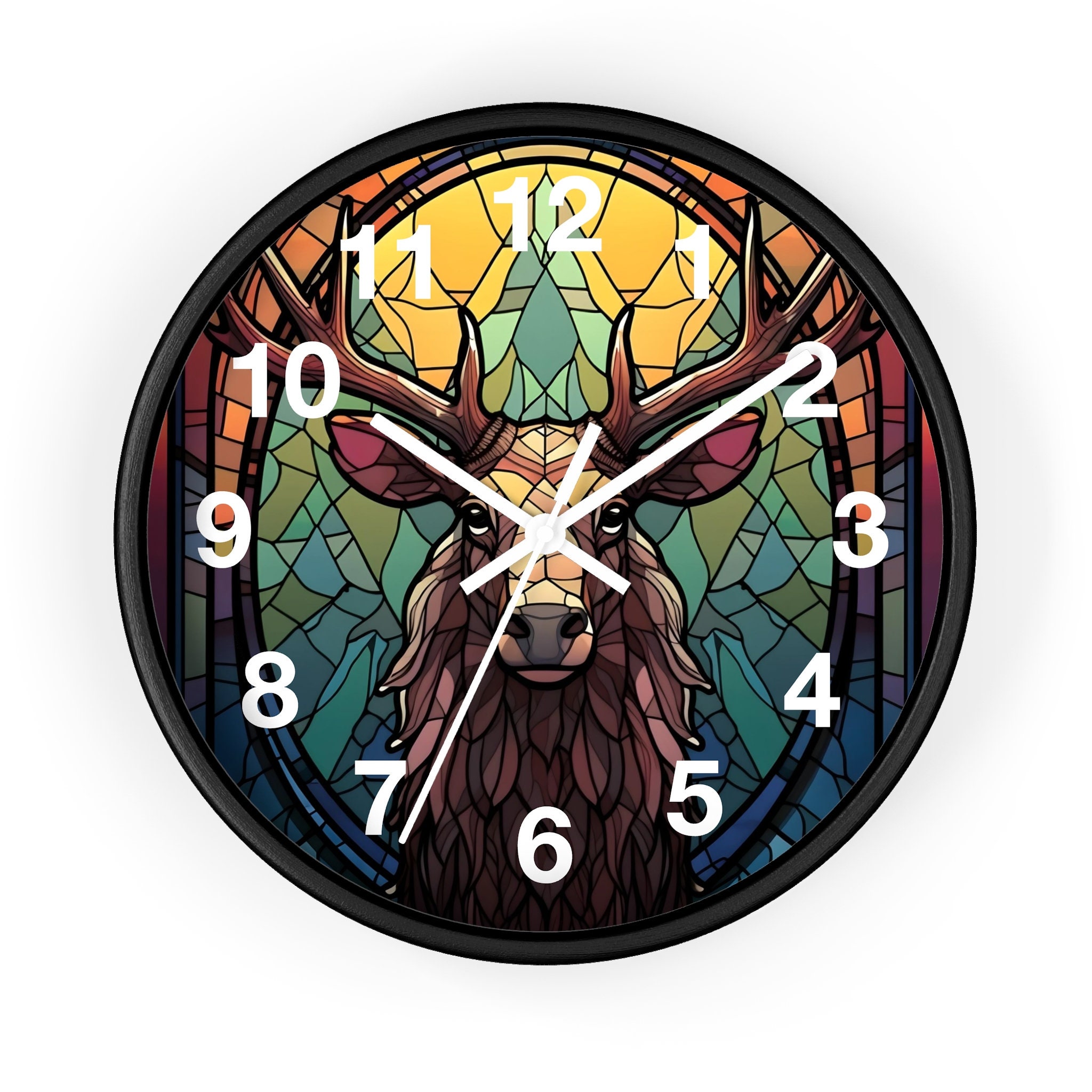 Unique Moose Wall Clock: A Majestic Timepiece for Nature - Etsy