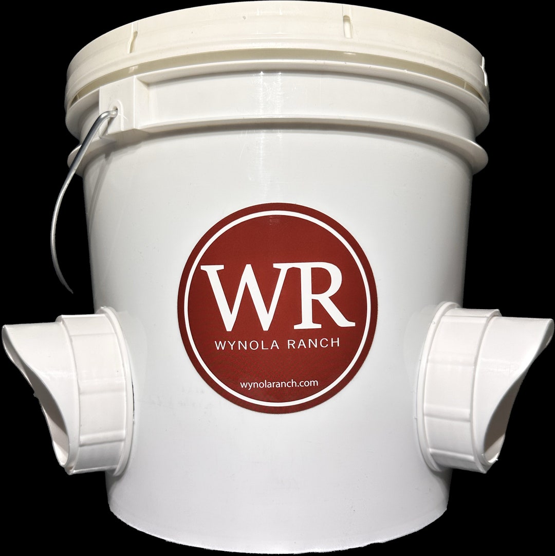 Poultry Bucket Feeder 2 Port - Etsy