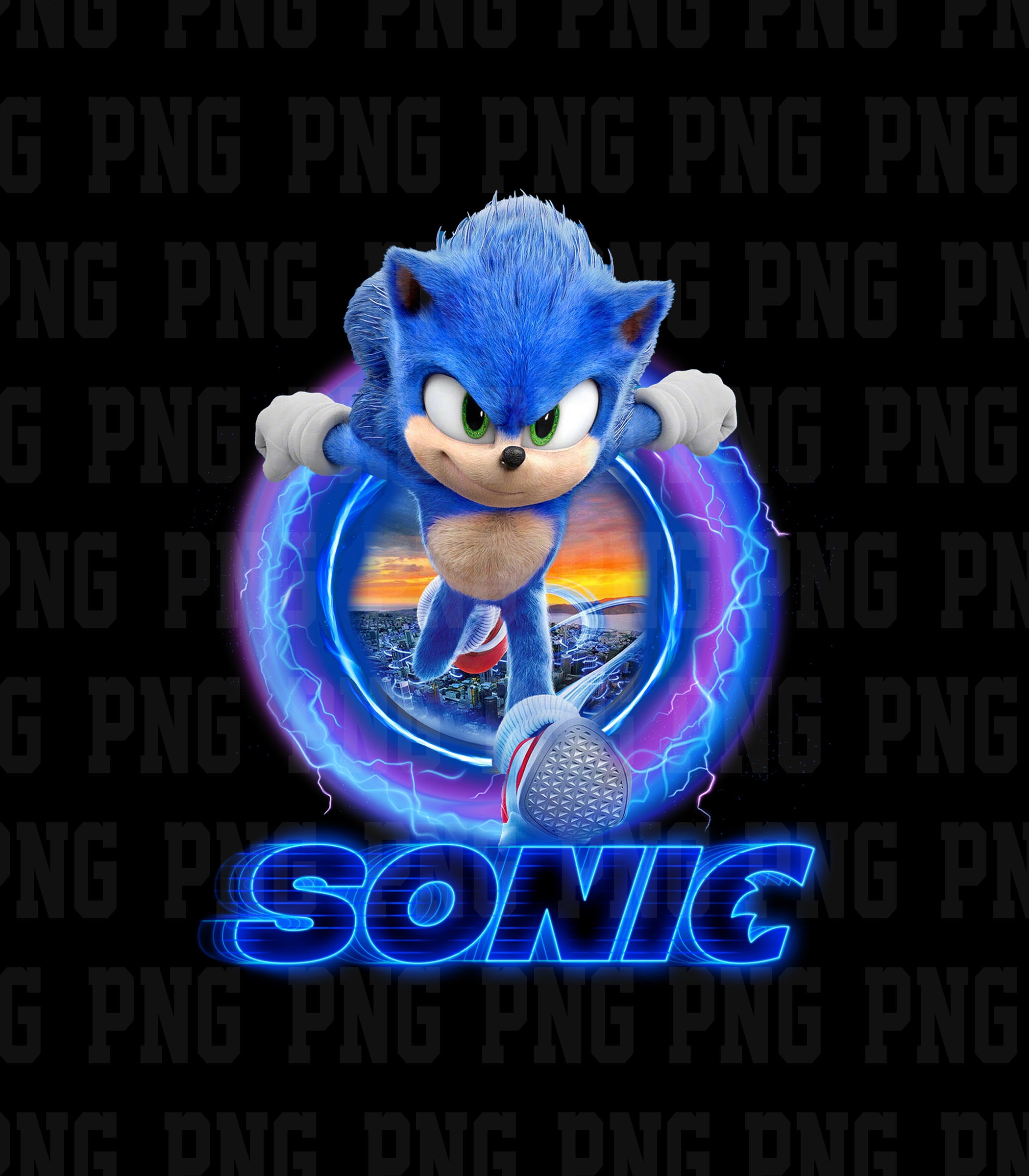 Sonic PNG Sonic the Hedgehog Png Gaming Png Digital - Etsy