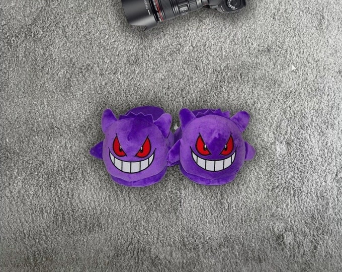 Gengar Slippers Pokemon Style - Etsy