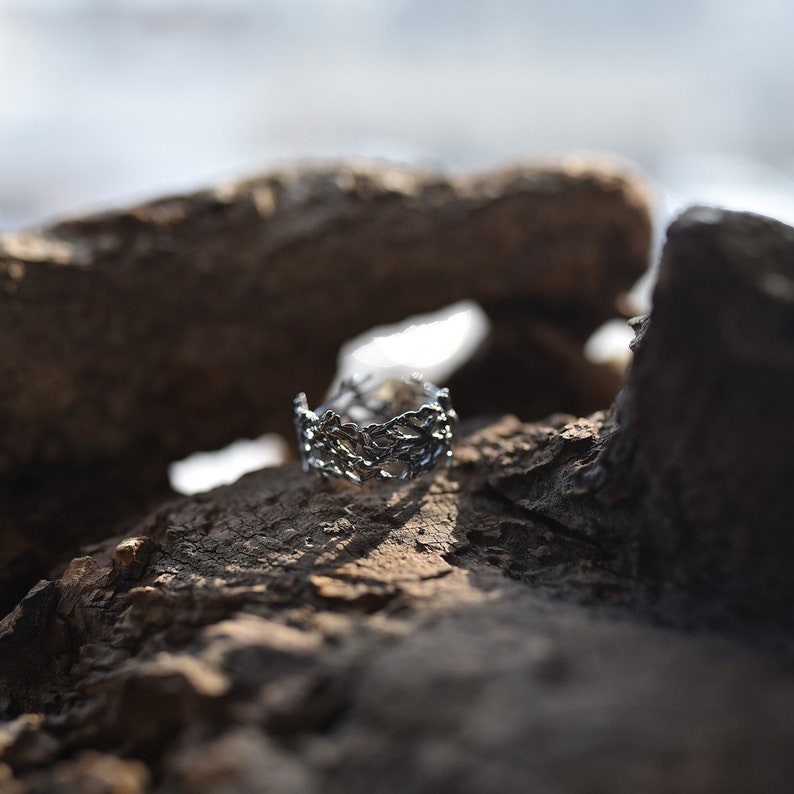 Silver Forest Ring, Tree Branch Ring, Tree Branch Engagement Ring ...