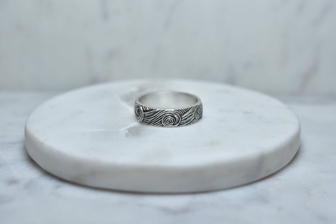 The Starry Night Ring, Sterling Silver Star Ring, Artistic Ring, Starry ...