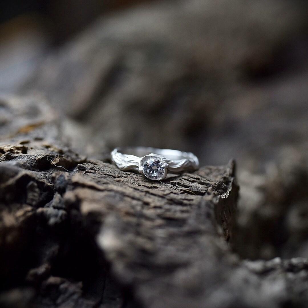 Tree Branch Sterling Silver Ring, Branch Engagement Ring - Etsy