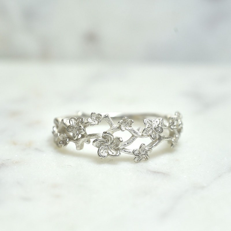 Cherry Blossom Ring - Etsy