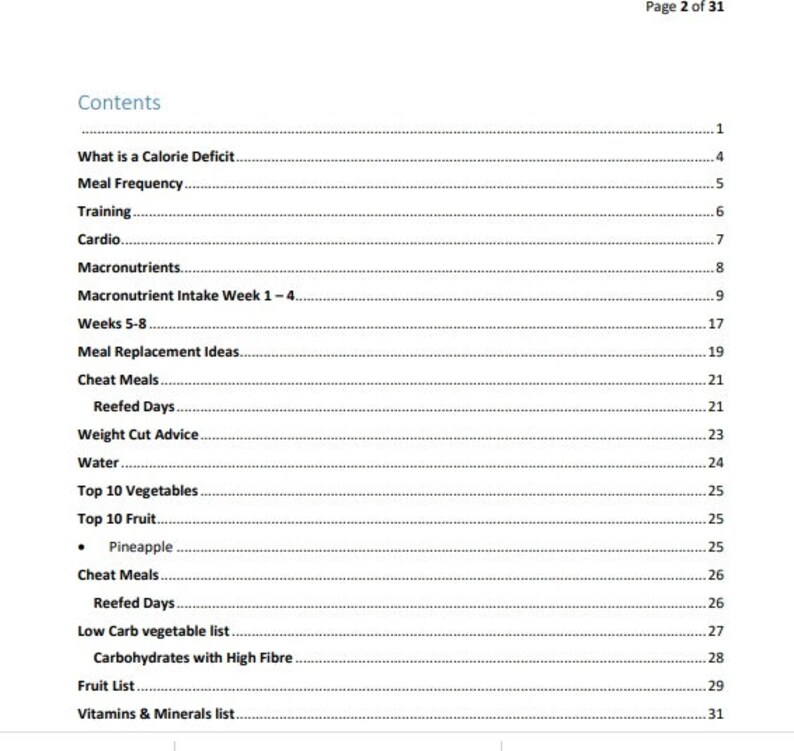 12 Week Cutting Meal Plan Help You Get Lean Burn Fat and - Etsy