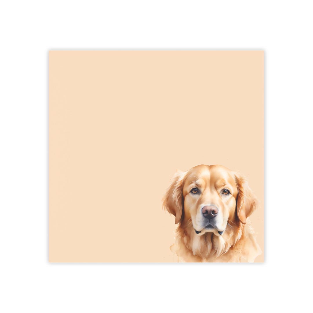 Golden Retriever Post-it® Note Pads - Designer - Favorite Lovable Pet ...