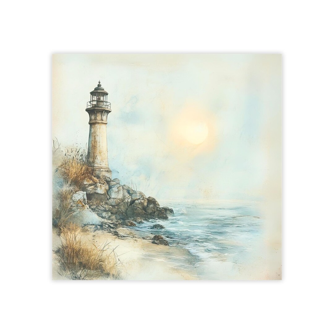 Coastal Lighthouse Post-it® Note Pads Designer Guiding Light ...