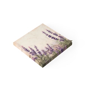 Lavender Flowers Post-it® Note Pads Designer French Field, Landscape ...