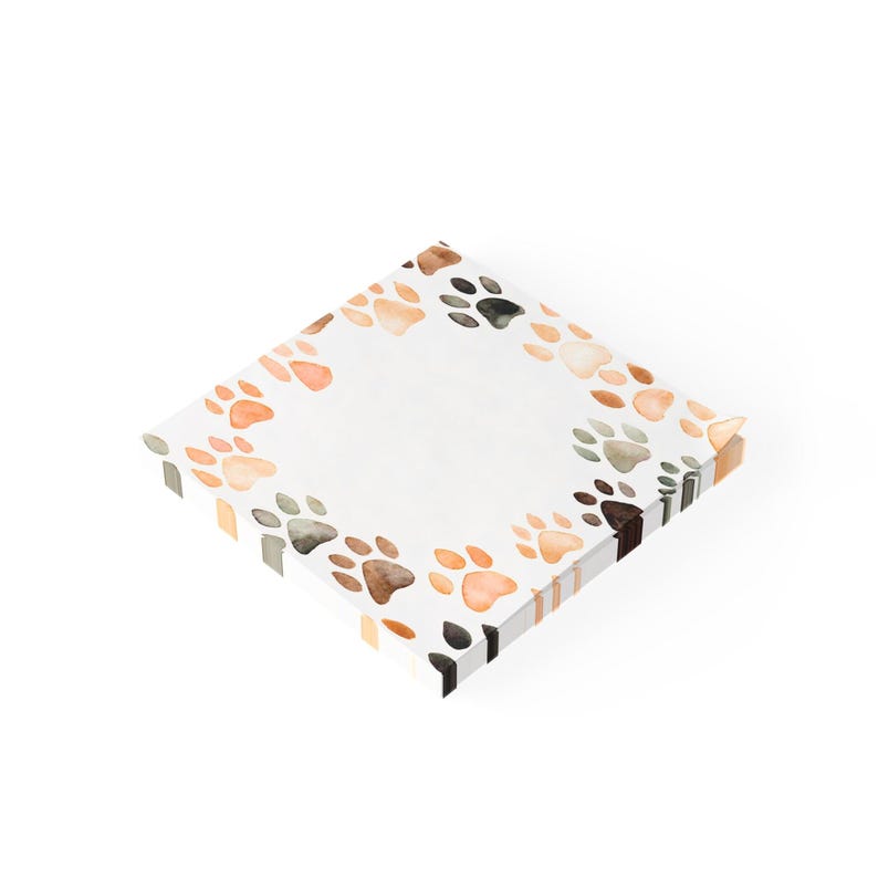 Paw Prints Post-it® Note Pads - Designer - Dog Paw Color Prints ...