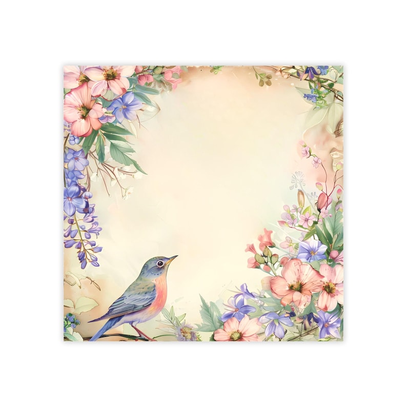 Spring Robin Post-it® Note Pads - Designer - Morning Robin, Branch ...