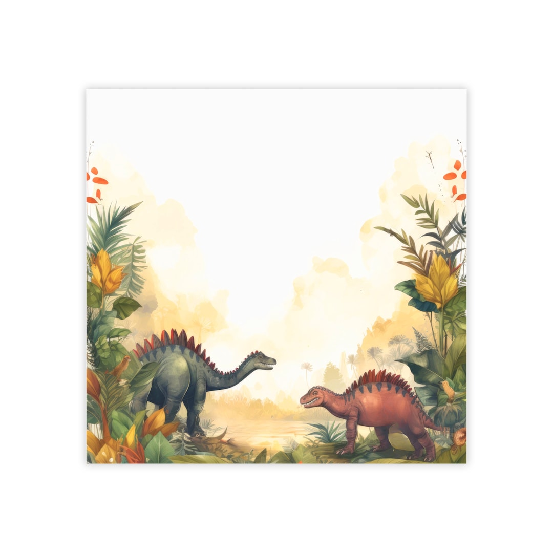 Dinosaurs Post-it® Note Pads Designer Prehistoric Extinct Jurassic ...