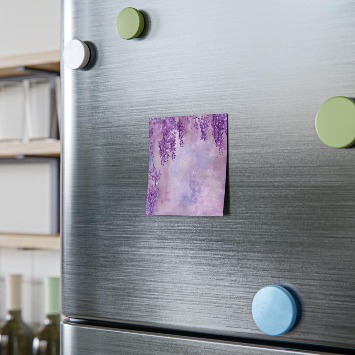 Wisteria Wall Post-it® Note Pad - Designer - Garden Floral Watercolor ...